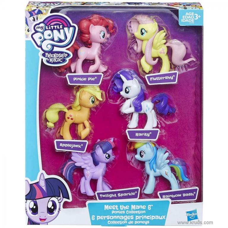 Коллекция пони с гривой 6 шт Май Литл Пони Hasbro купить в Украине 1 ...